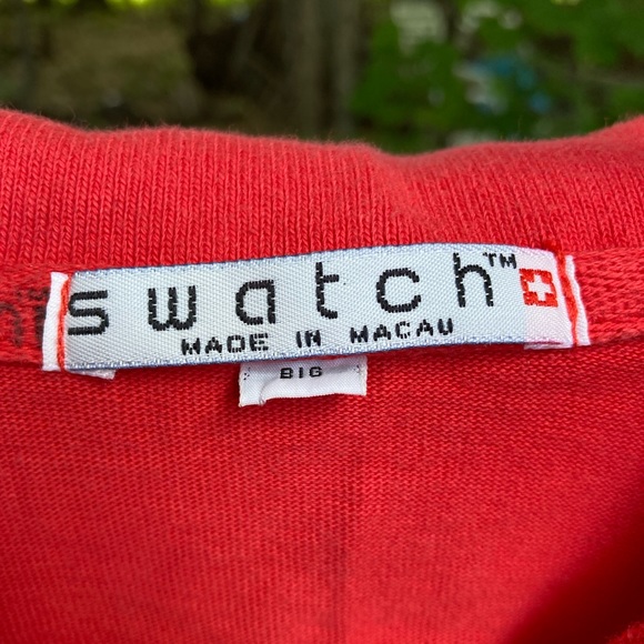 Swatch | Shirts | Vintage Red Swatch Shirt Only From The 8s Rad | Poshmark